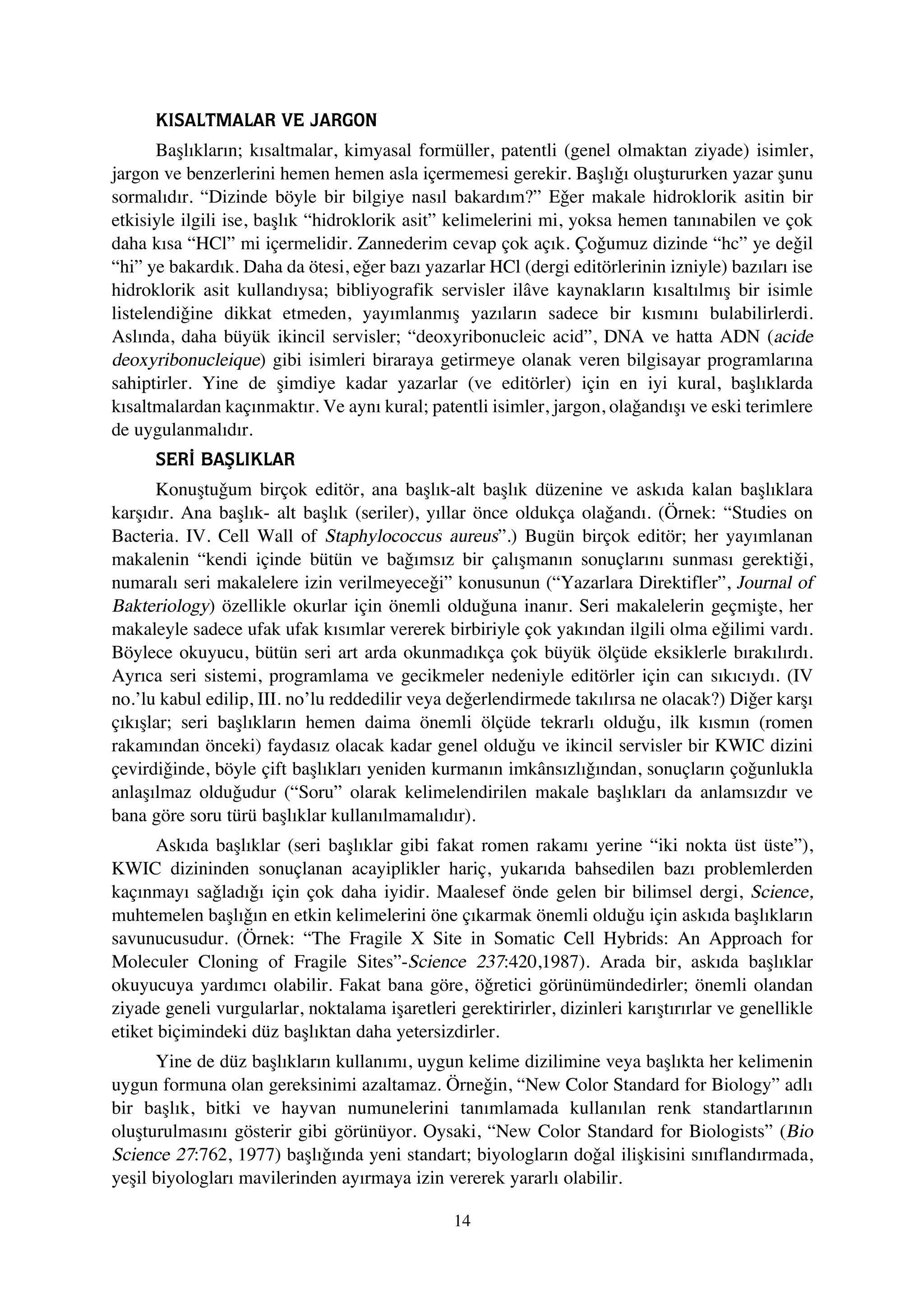 Bilimsel bir makale nasıl yazılır ve yayımlanır | PDF