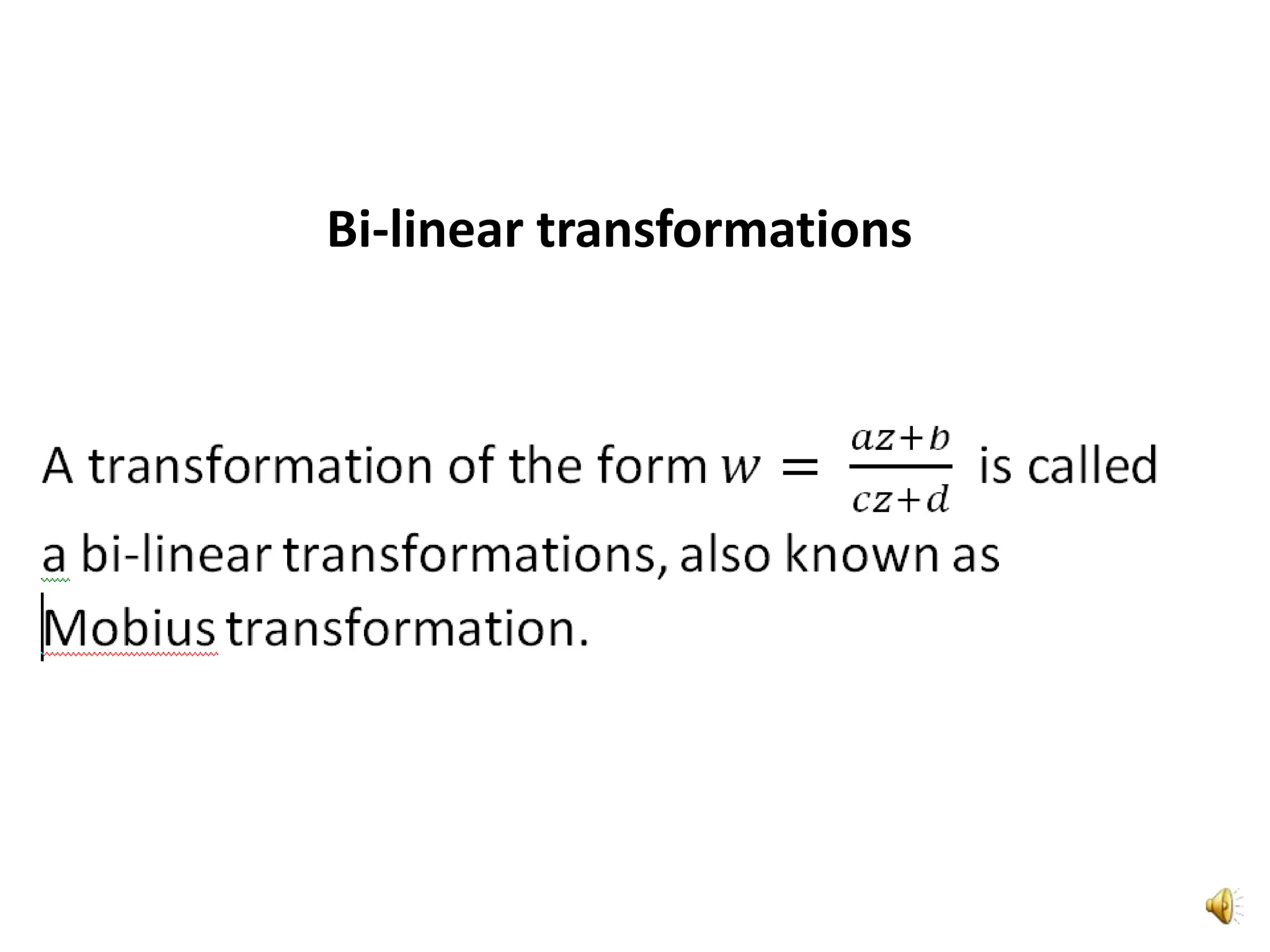 Bilinear transformation | PPTX