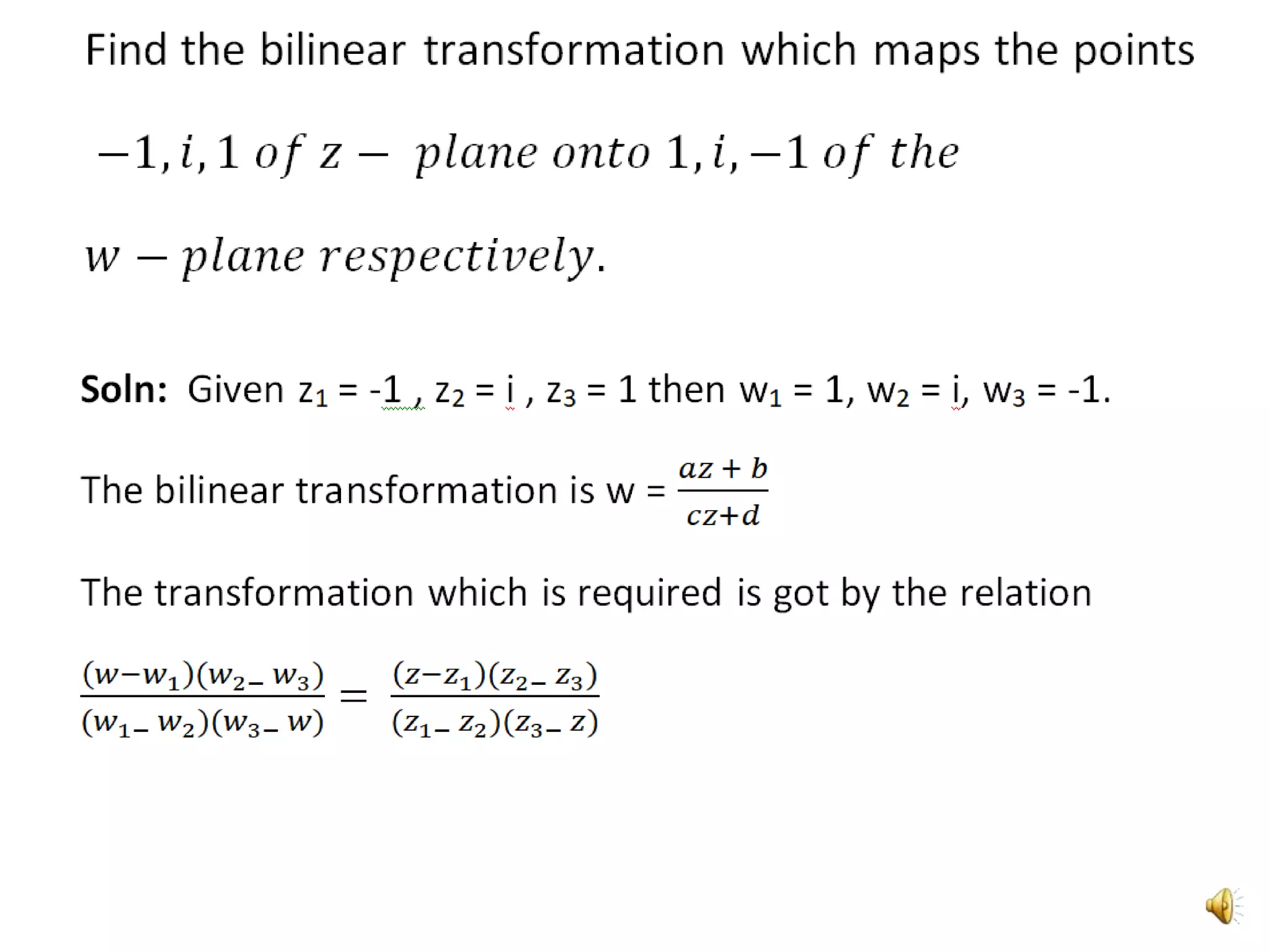 Bilinear transformation | PPTX