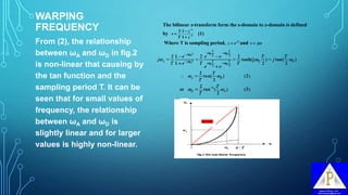 Bilinear z transformaion | PPTX
