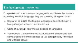 BIlingualism and Biculturalism | PPTX