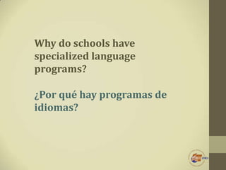 Bilingual Ed and ESL Discussion Guide in English-Spanish | PPTX