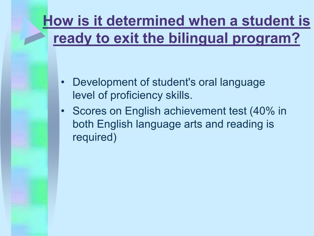Bilingual Education.ppt | Education