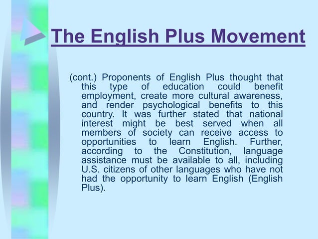 Bilingual Education.ppt | Education