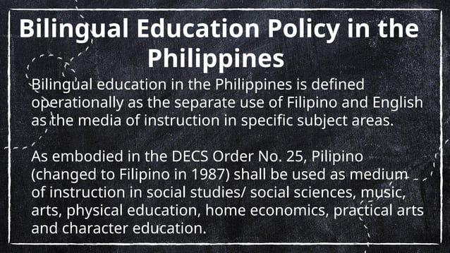 Bilingual Education Policy.pptx///////// | PPTX