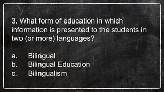 Bilingual Education Policy.pptx///////// | PPTX
