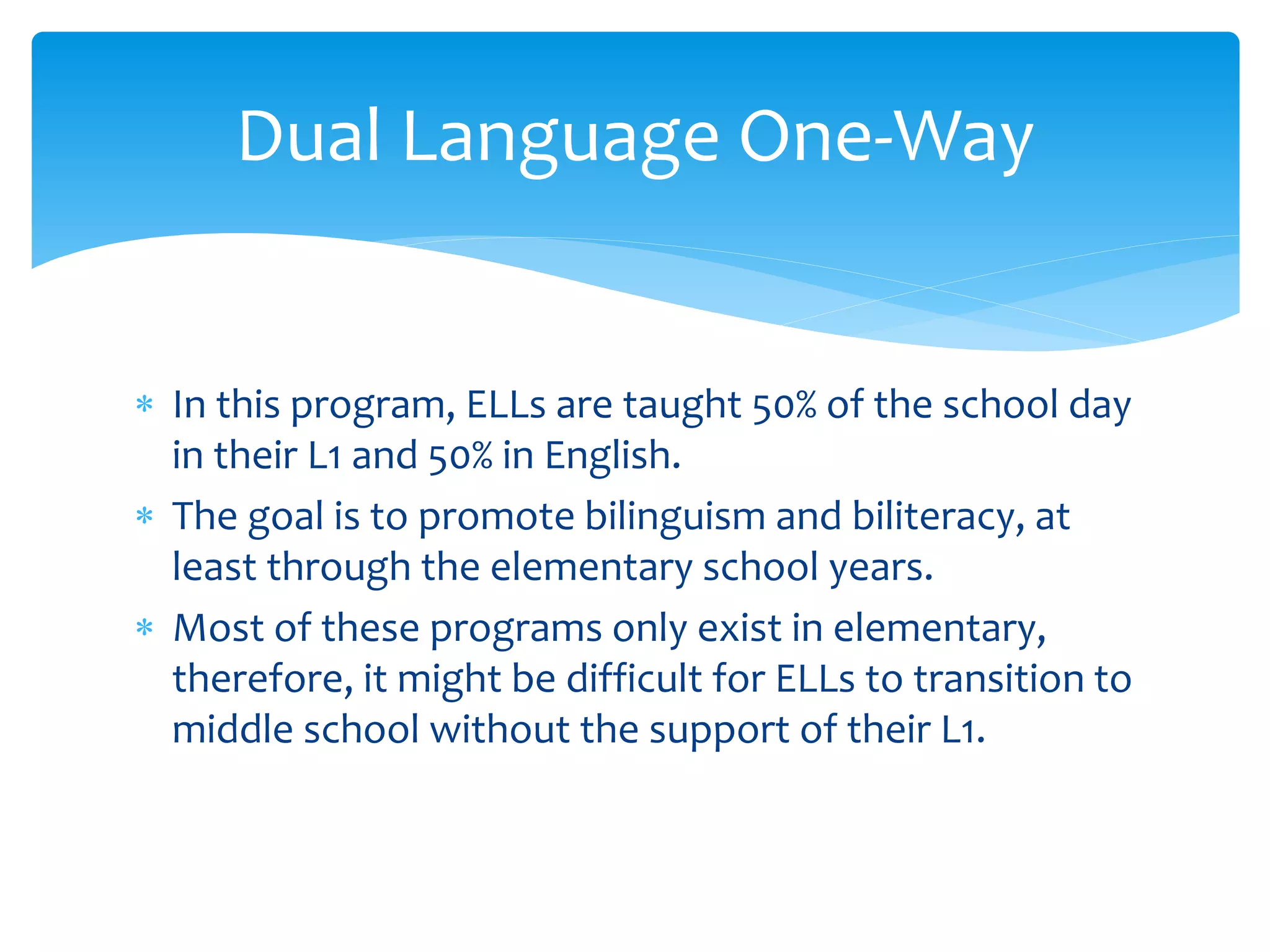Bilingual esl models_coto | PPTX