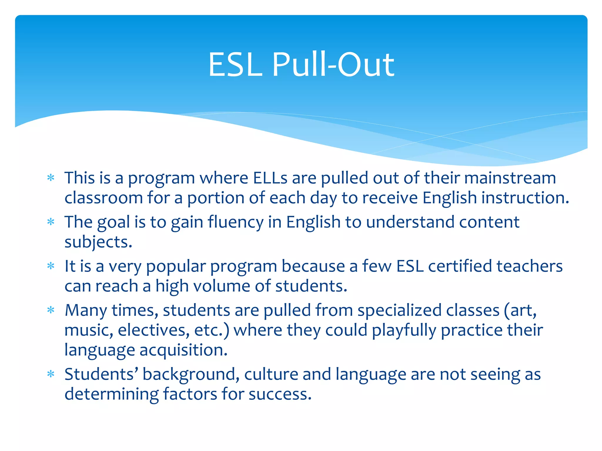 Bilingual esl models_coto | PPTX