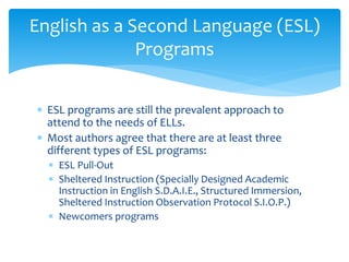 Bilingual esl models_coto | PPTX