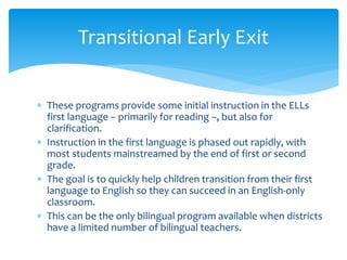 Bilingual esl models_coto | PPTX