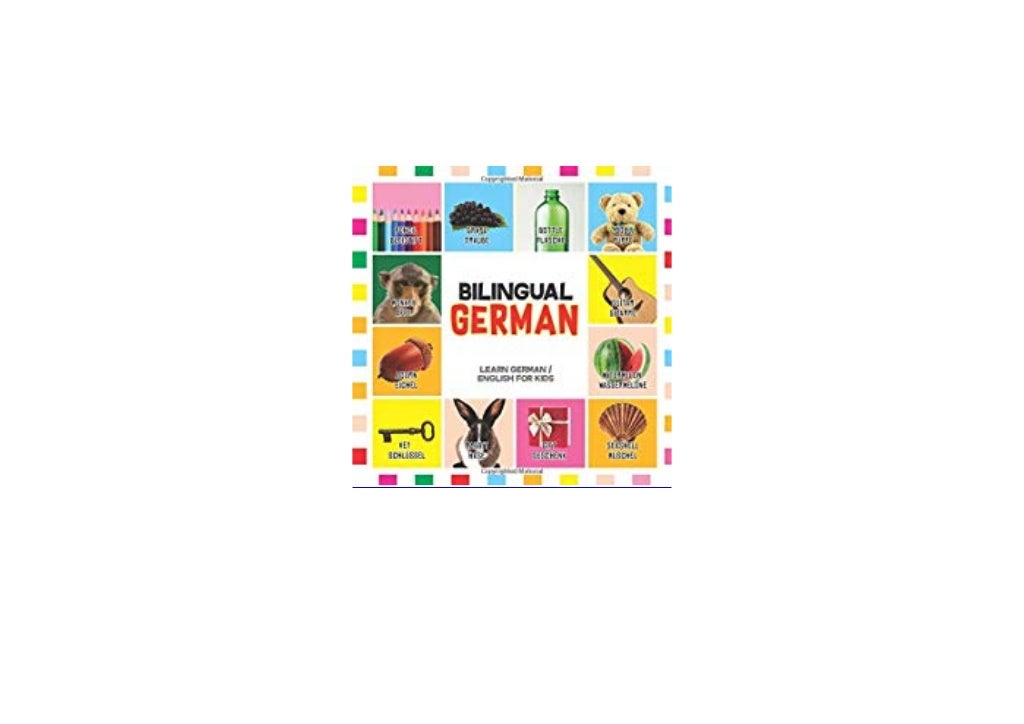 paperback library$@@ Bilingual German Learn German for Kids German ...