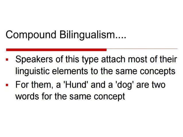 Bilingualism | PPT | Early Childhood Education | Education