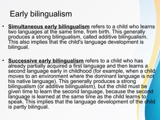 Bilingualism | PPT