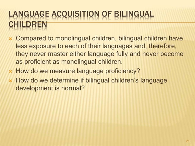 Bilingualism.ppt | Education