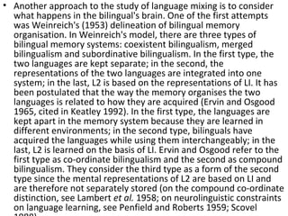 Bilingualism by Agnes Lam | PPT