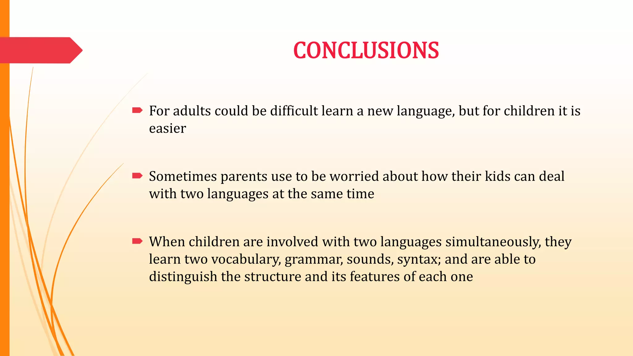 Bilingualism in children | PPTX