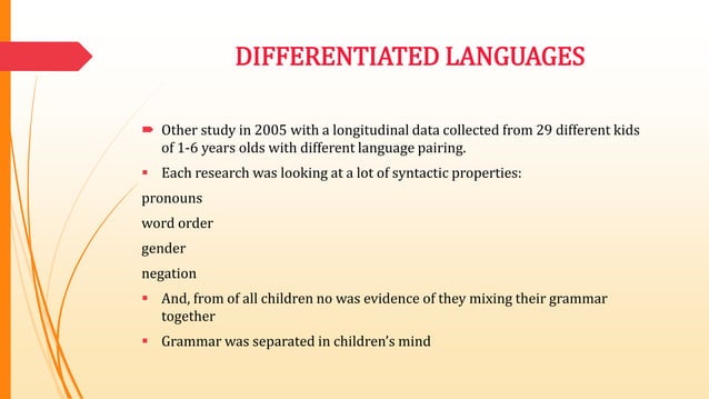 Bilingualism in children | PPTX | Parenting Babies and Toddlers | Parenting