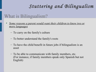 Bilingualism | PPT