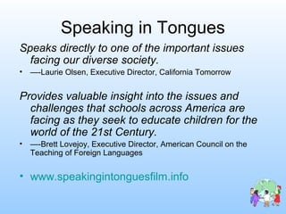 Bilingualism's benefits | PPT