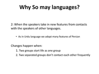 Bilingualism why so many languages | PPT