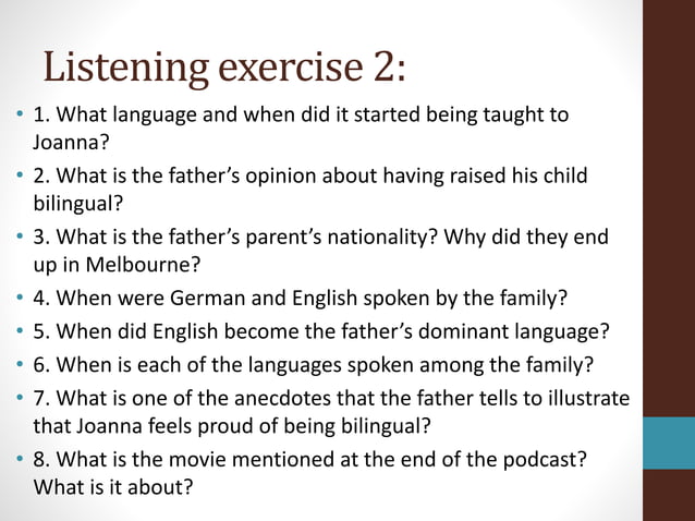 Bilingual memory storage | PPT