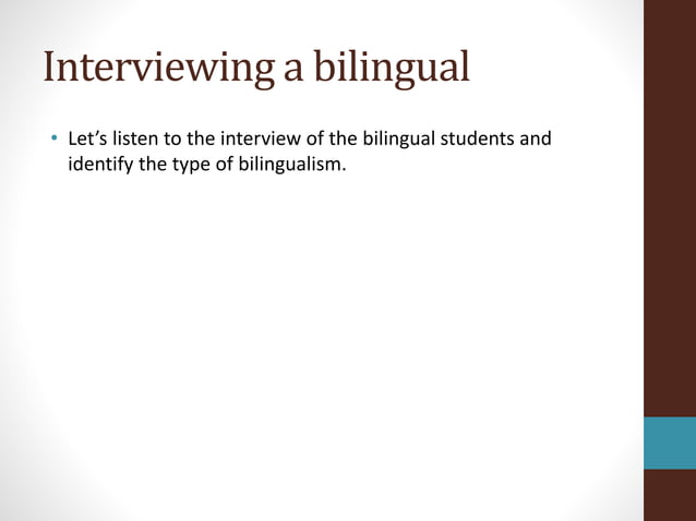 Bilingual memory storage | PPT