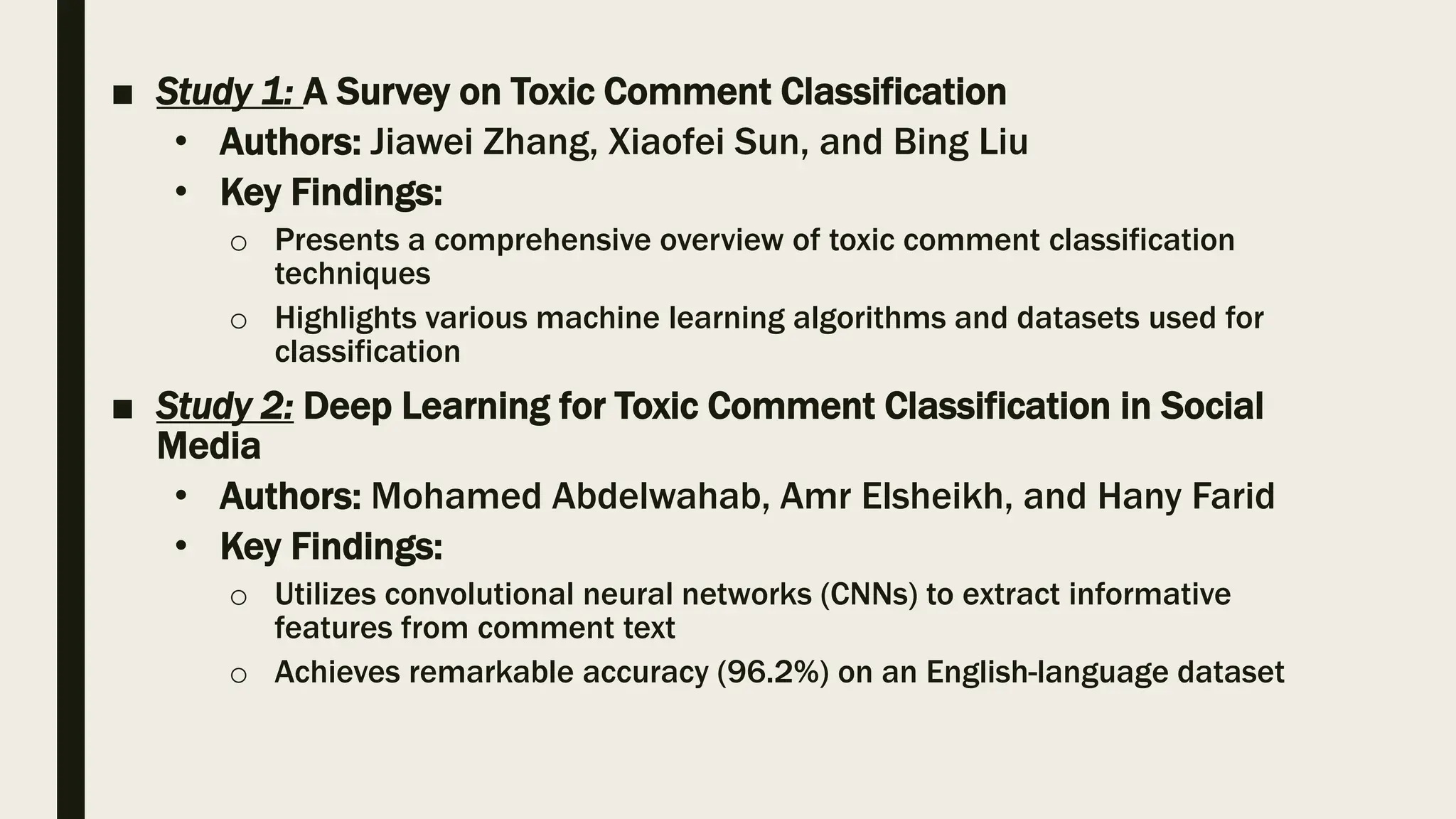 Bilingual Toxic Comment Classification of English and Urdu.pptx