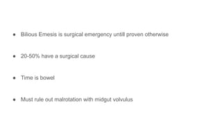 congenital and adult BILIOUS VOMITING.pptx
