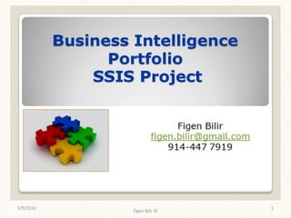 Bilir's Business Intelligence Portfolio SSIS Project | PPTX | Email ...