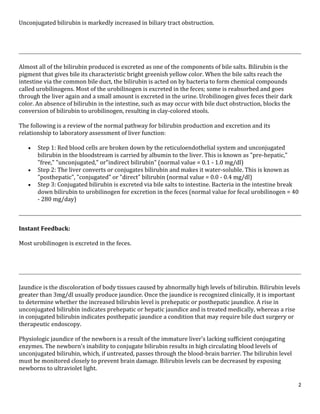 Bilirubin | DOCX