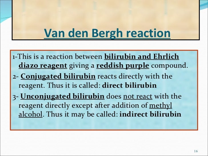 Bilirubin estimation
