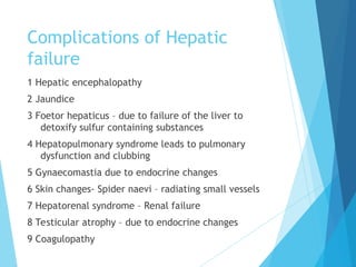 BILIRUBIN MEABOLISM & JAUNDICE and liver failure | PPT