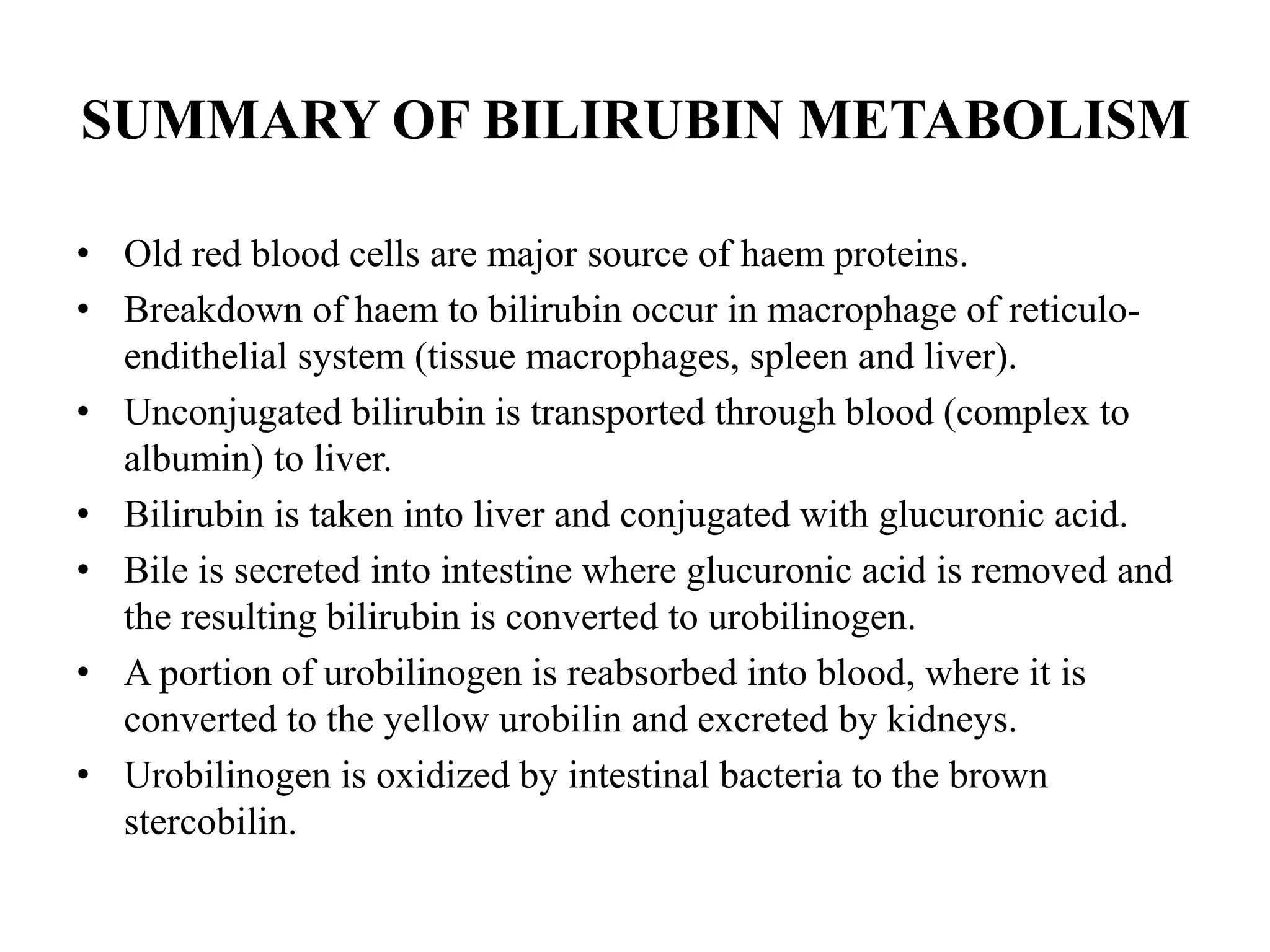 Bilirubin metabolism | PPTX