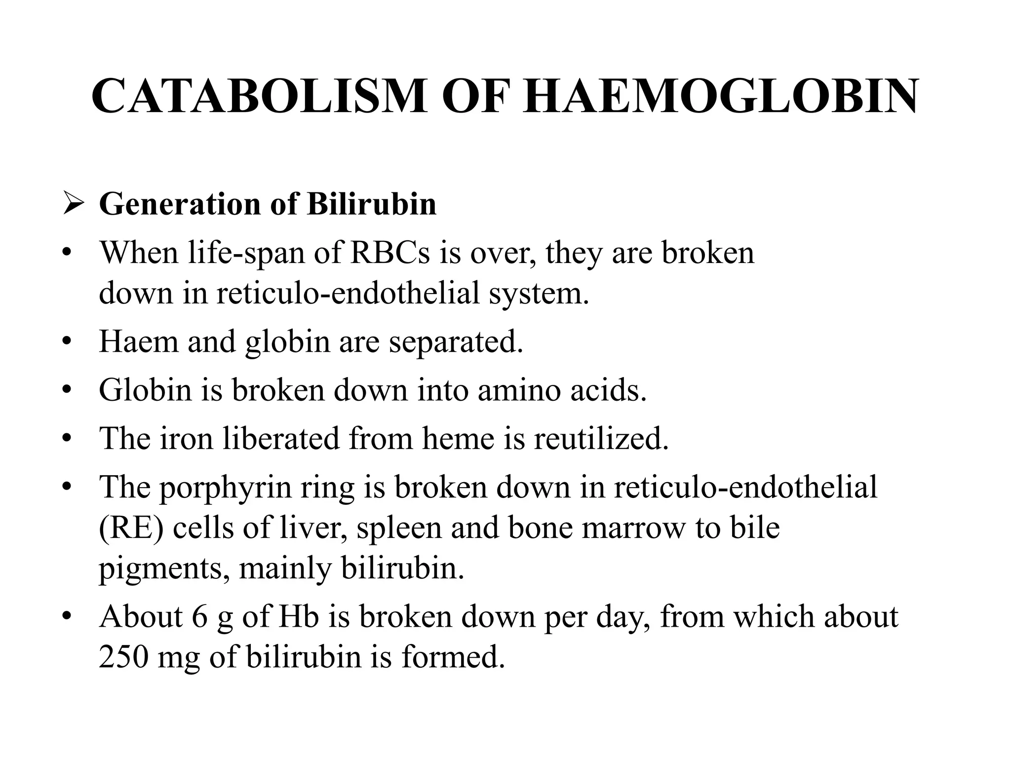Bilirubin metabolism | PPTX