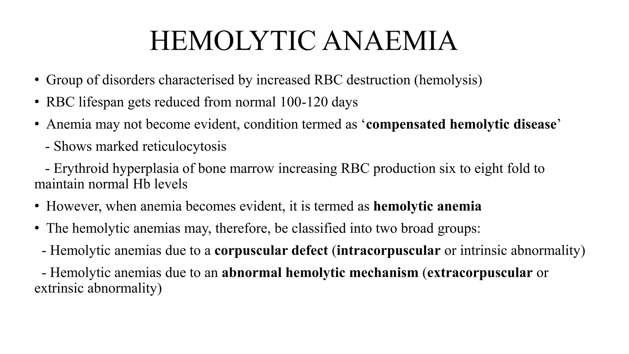 Bilirubin metabolism, Hemolytic anemia-classification and lab diagnosis ...