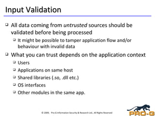 Securing Applications | PPT