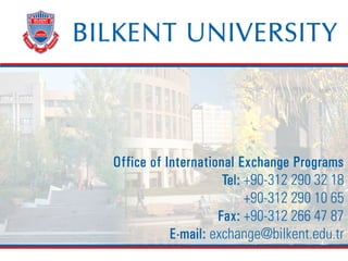 Bilkent university | PPT