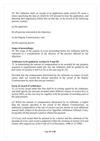 ASSIGNMENT ON – “THE ACQUISITION AND REQUISITION OF IMMOVABLE PROPERTY ...