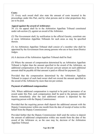 ASSIGNMENT ON – “THE ACQUISITION AND REQUISITION OF IMMOVABLE PROPERTY ...