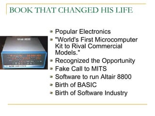 bill Gates_microsoft | PPT | Free Download