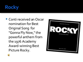 bill conti | PPT
