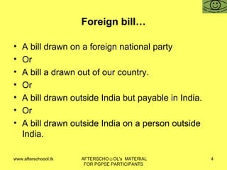 Bill Of Exchange | PPS