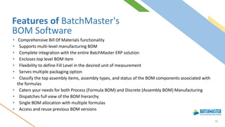 Why is BOM Important in Manufacturing? | PPT