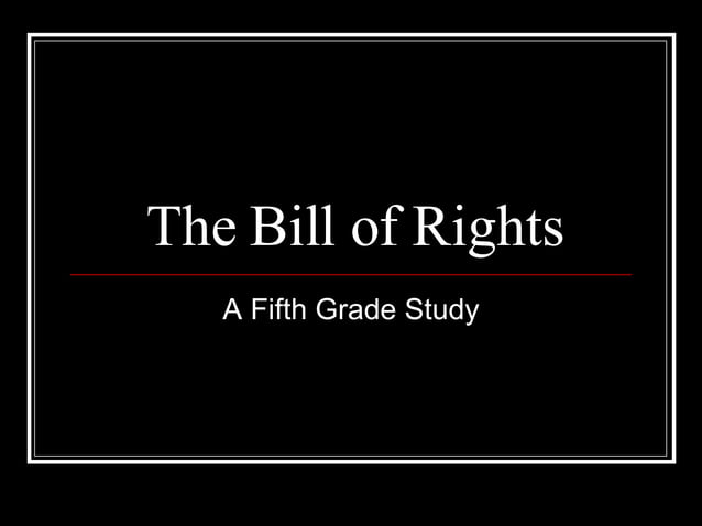 Bill of Rights Powerpoint | PPT | Law