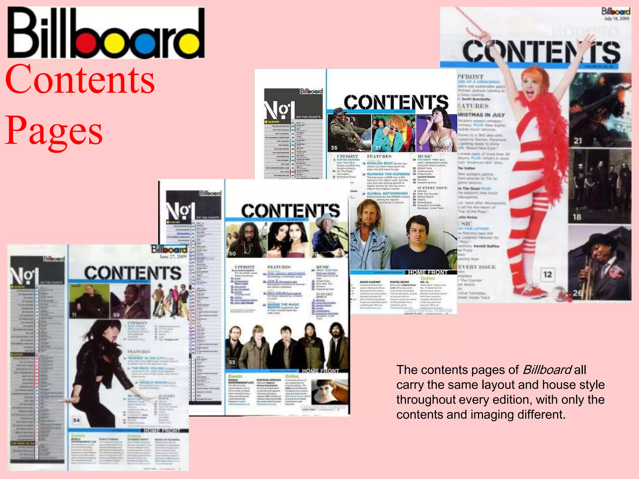 Billboard magazine research | PPTX