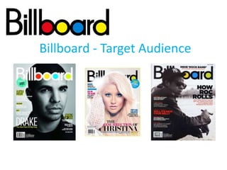 Billboard target audience | PPT