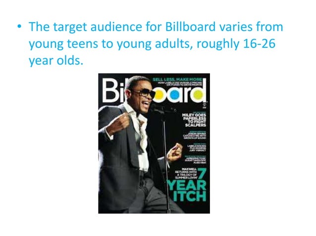 Billboard target audience | PPT