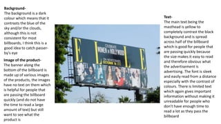 Billboard analysis | PPTX