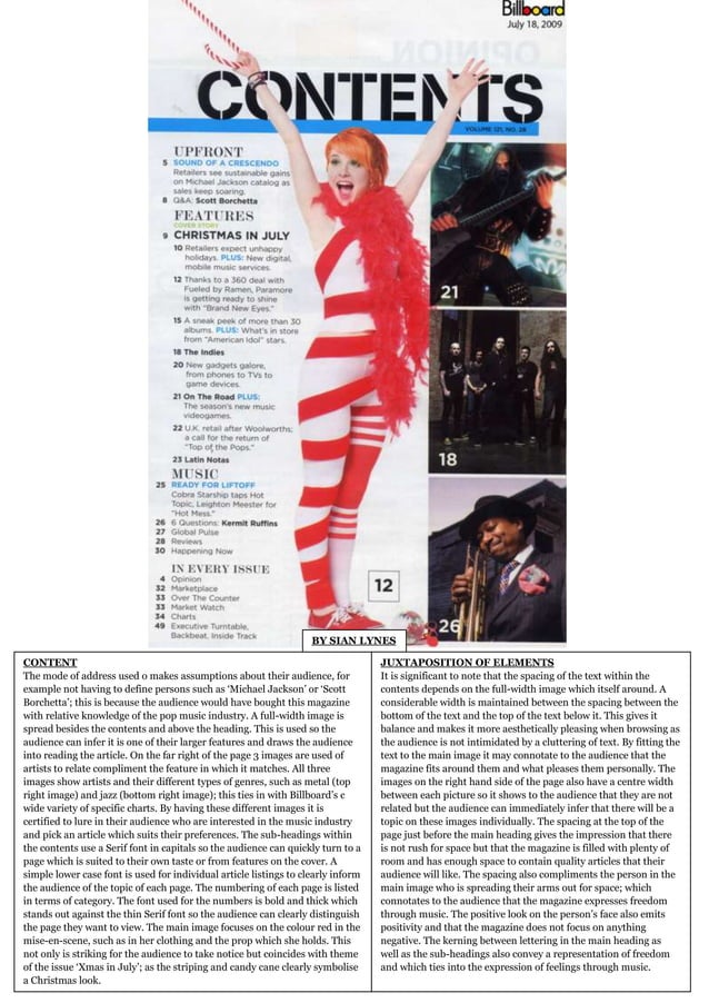 Billboard contents | PDF