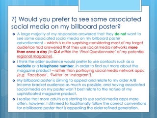 Billboard Poster Advertisement (Final Questionnaire) | PPT